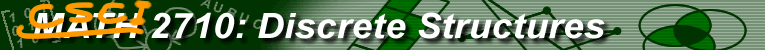 MATH 2710 -- Discrete Structures: On-Line Course Notes